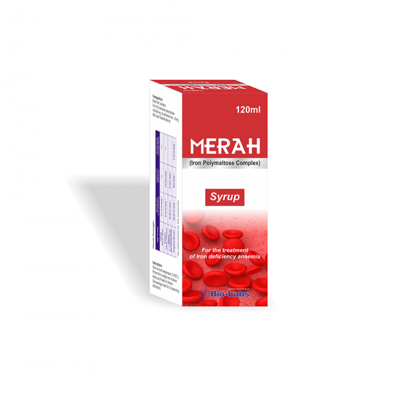 Merah Syrup - Iron Polymaltose Complex l Bio Labs