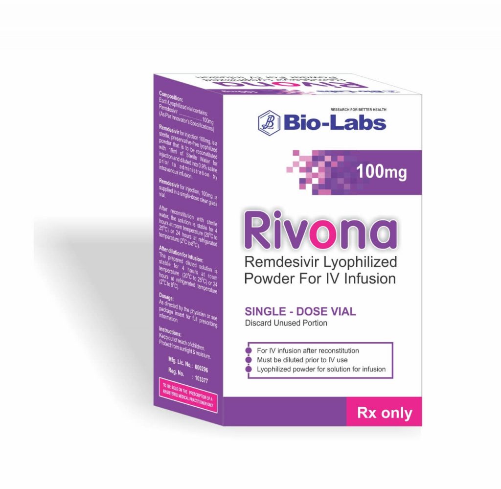 Rivona Lyophilized Powder for Infusion 100mg | Bio Labs