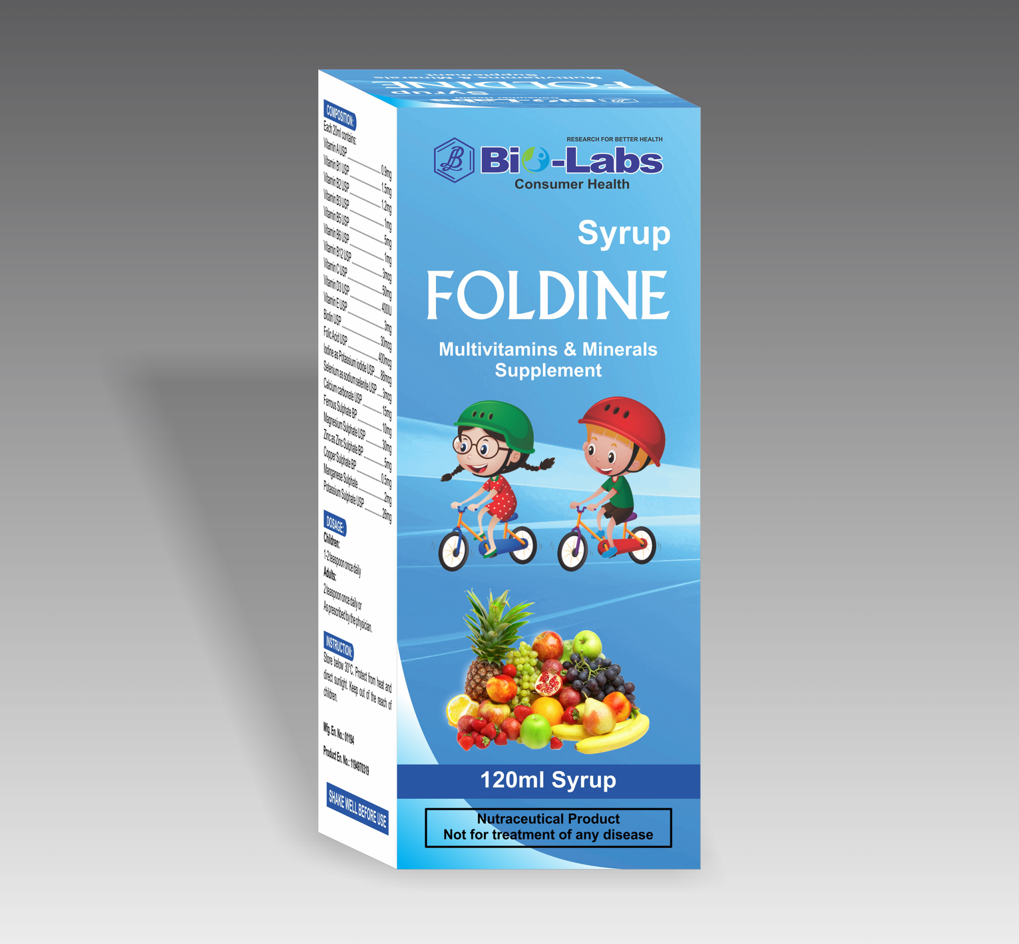 FOLDINE SYRUP - Bio-Labs